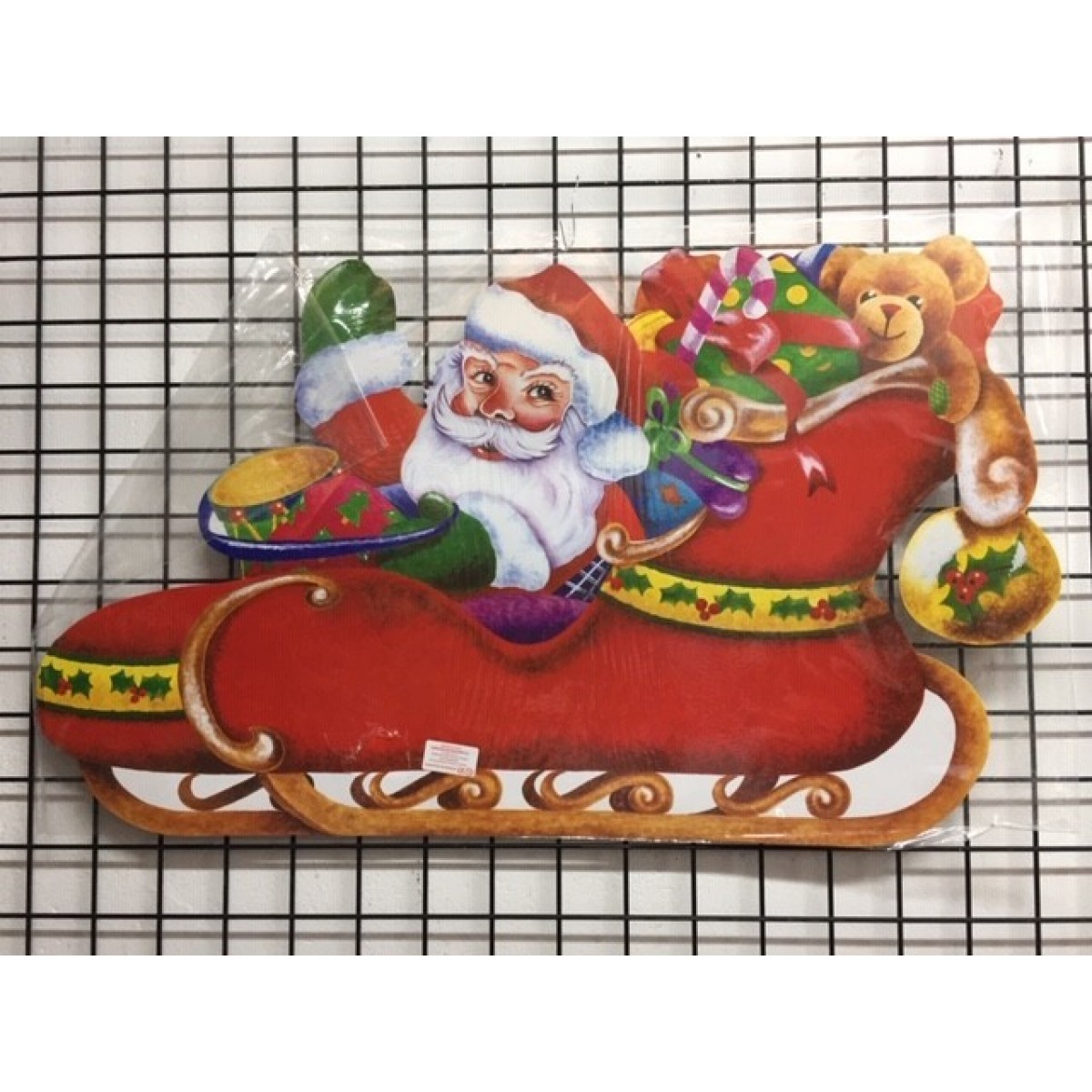 SILUETA CARTON TRINEO PAPA NOEL - CELEBRACIONES