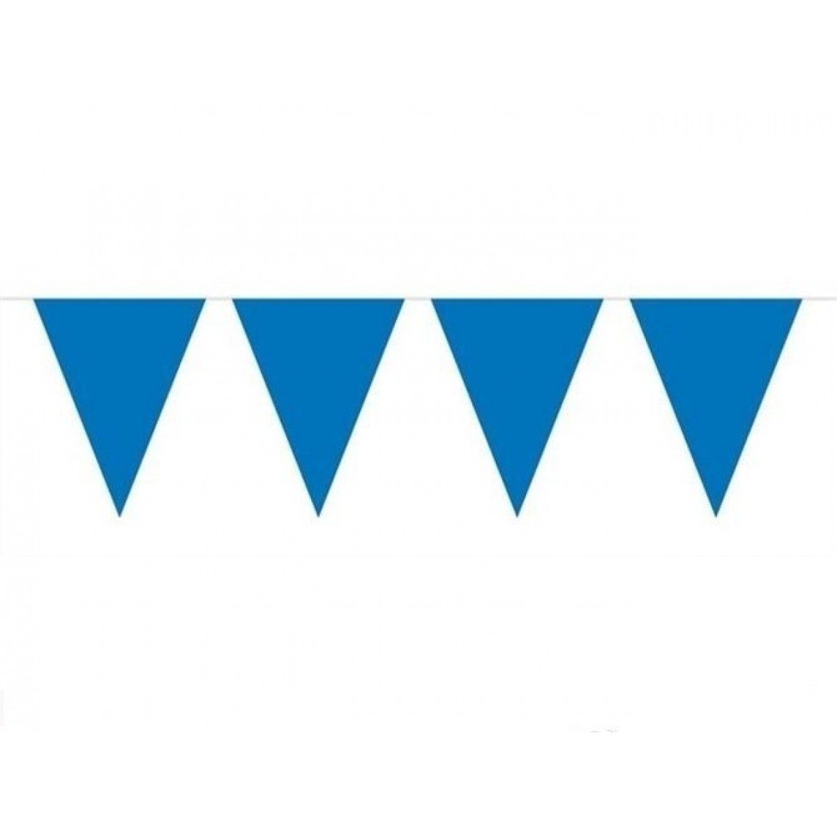 MINI BANDERIN TRIANGULO AZUL 3MT