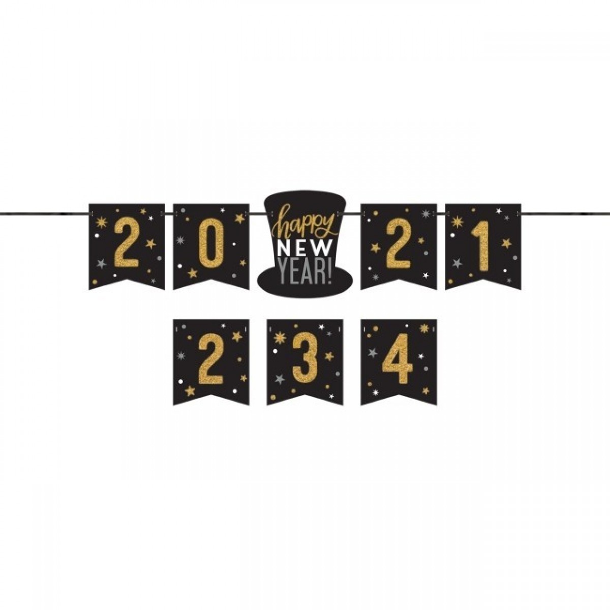 BANNER LETRAS AÑOS 2021/2/3/4 1,98MT