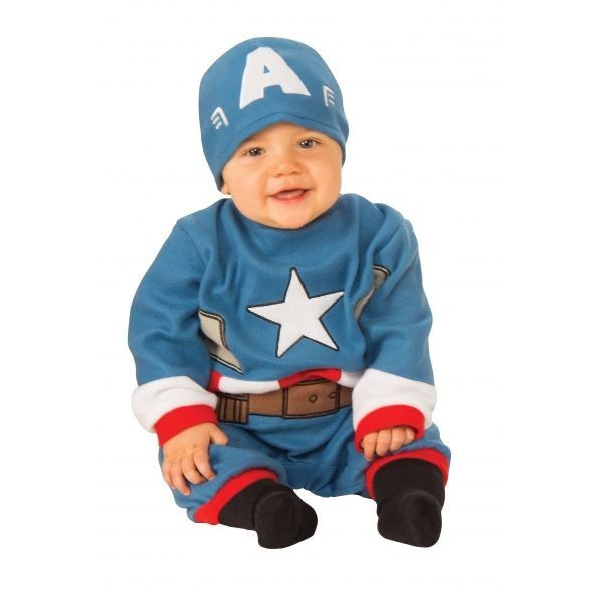 !L DISFRAZ 6A12MESES CAPITAN AMERICA